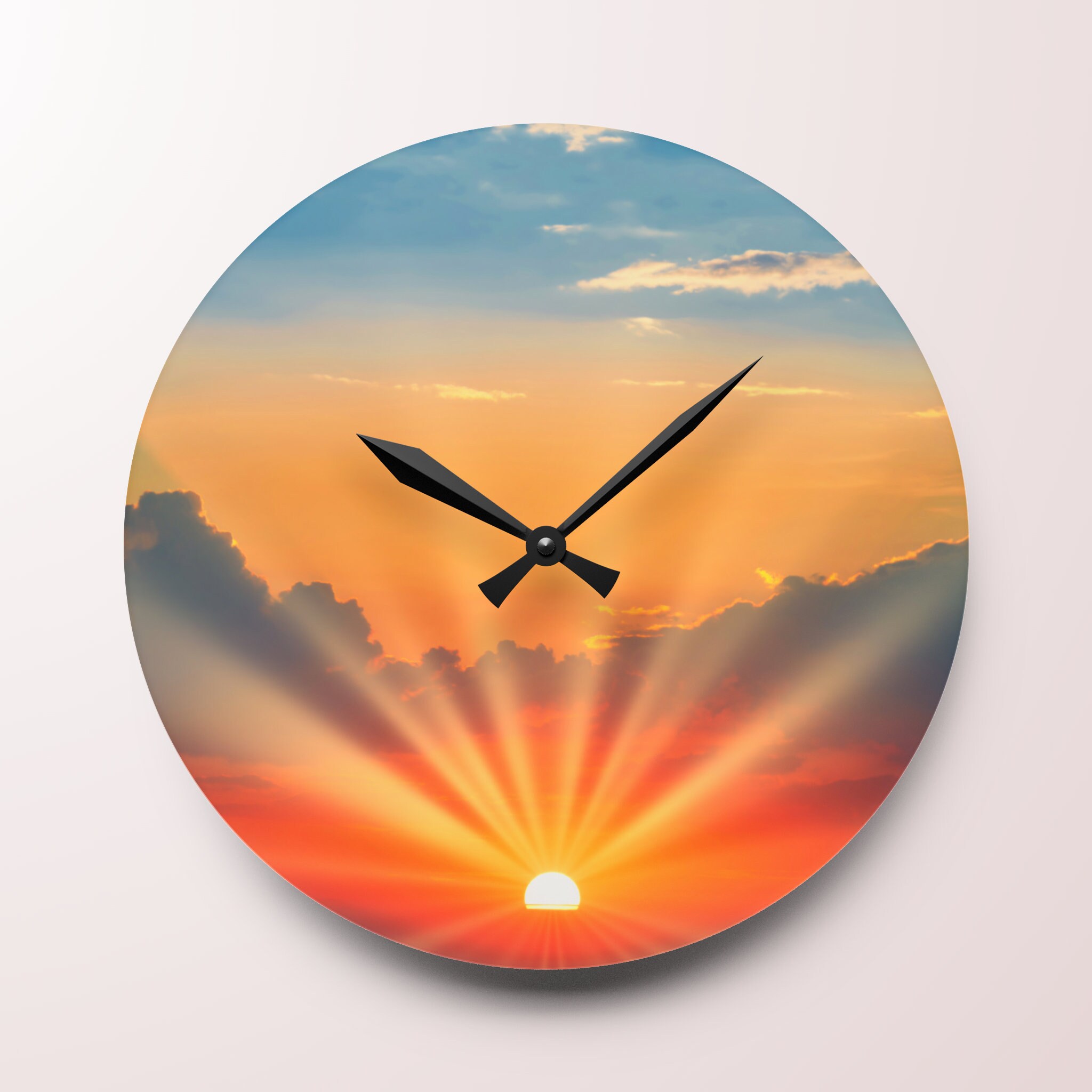 Personalized Wall Clock, Three Sizes, Round or Square Clocks, Add a ...