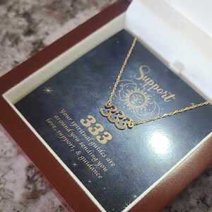 Number Necklace, Angel Number Necklace, 444 Necklace, 333 Necklace, 222 ...