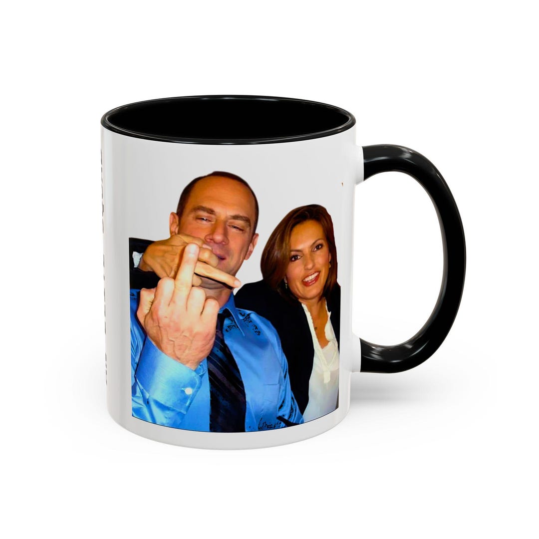 Mug, SVU Middle Finger Elliot Stabler Olivia Benson Funny Gift Elite ...