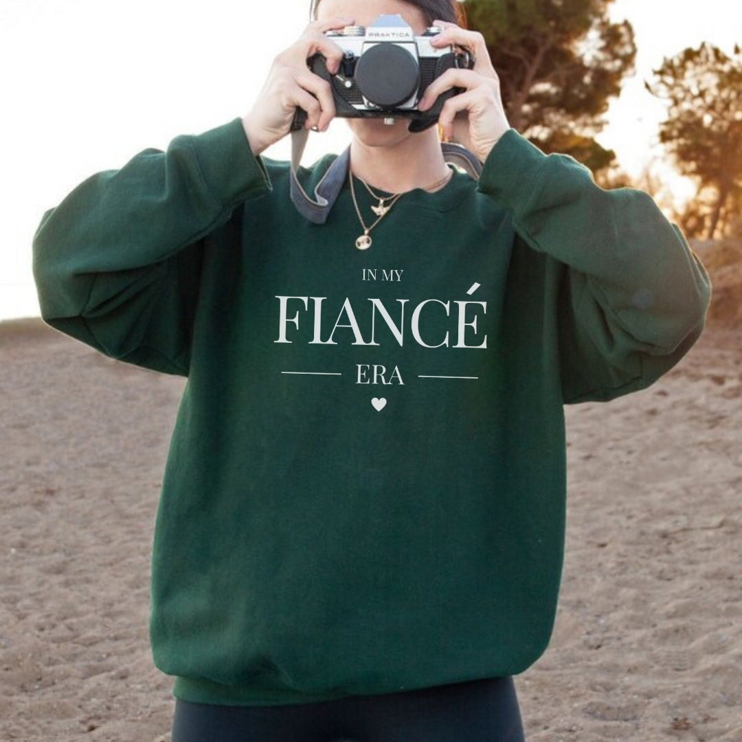 In My Fiancé Era Crewneck, in My Fiance Era Sweatshirt, Fiance Era ...