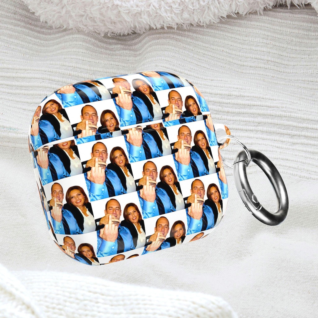 SVU AirPod Case, Svu Stabler Benson Middle Finger Law Order Design ...