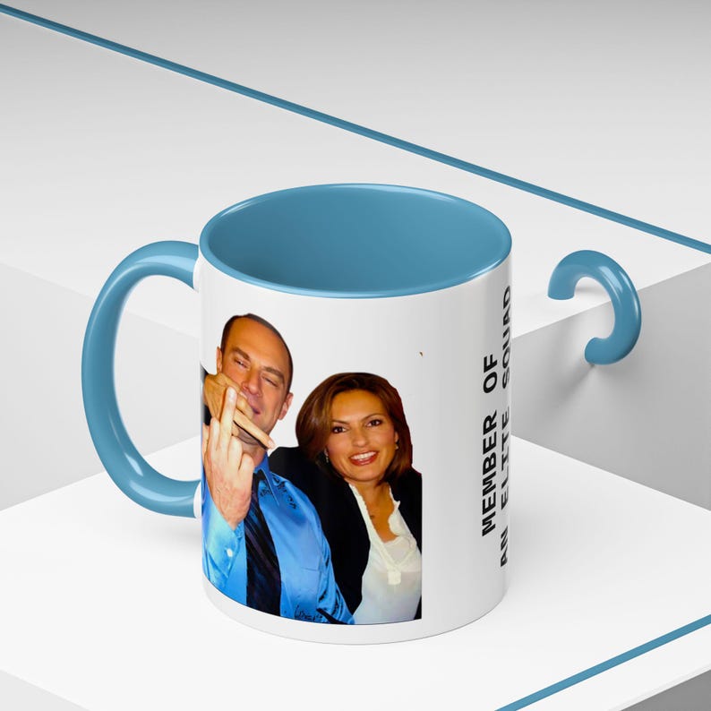 SVU Middle Finger Mug: Elliot Stabler, Olivia Benson - Funny TV Show ...