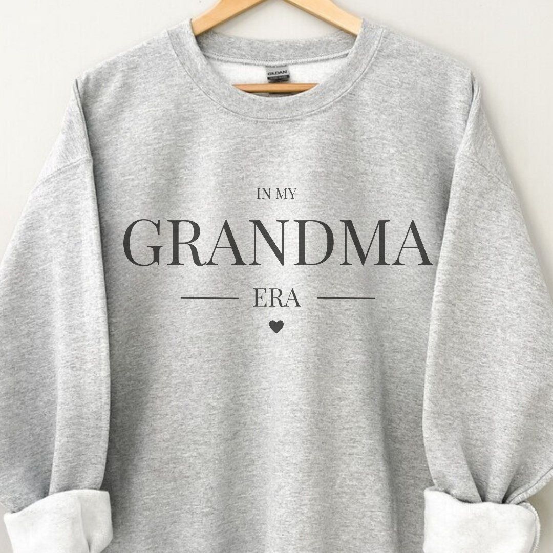 In My Grandma Era Sweatshirt, in My Grandma Era Crewneck, Grandma Era ...