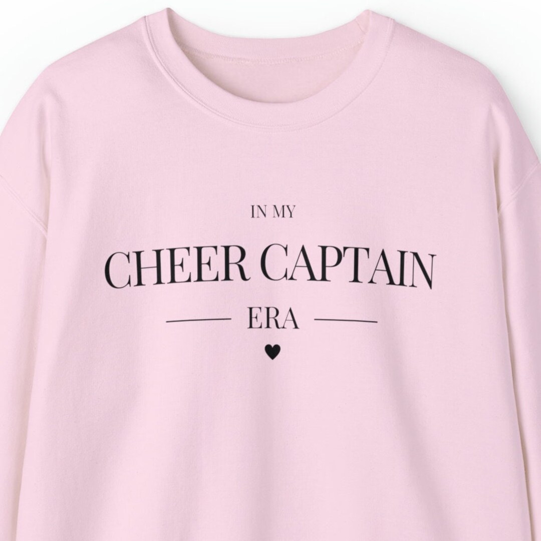 Cheer Captain Era Crewneck, in My Cheer Captain Era, Cheerleader ...