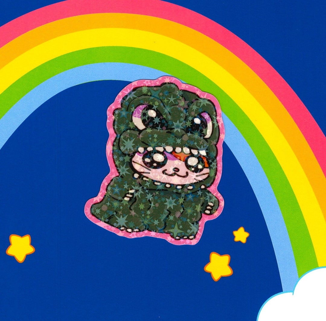 Hamzilla Holographic Sparkle Sticker - Etsy