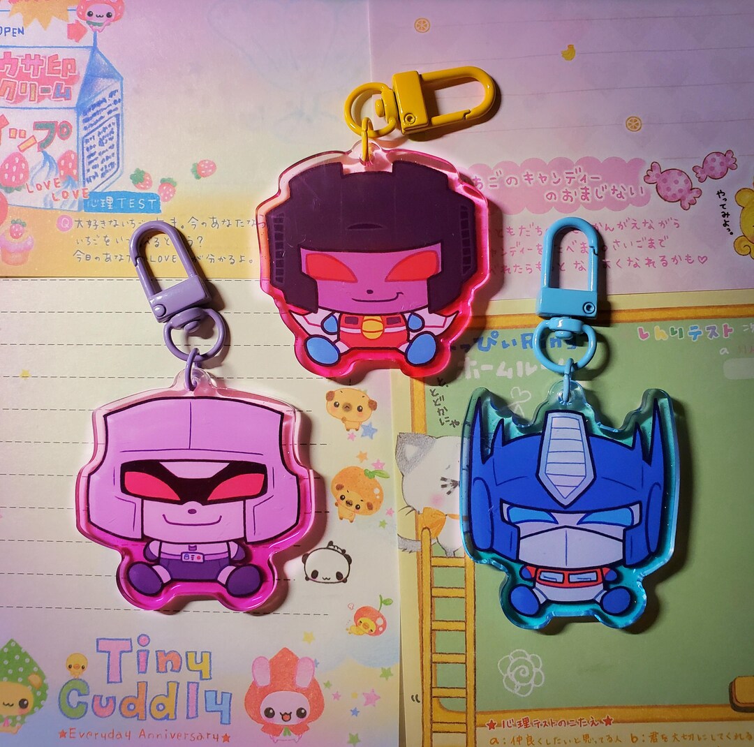 Transformers Gummy Acrylic Keychains - Etsy