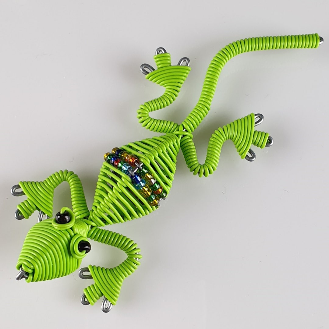 Good Luck Gecko Fridge Magnet (green) - Etsy