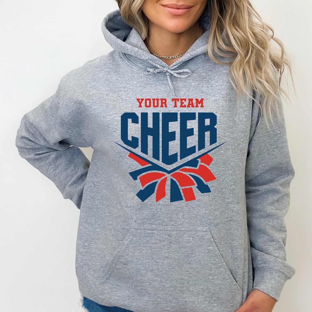 Custom Cheerleader Hoodie, Custom Cheerleader Sweatshirt, Cheerleader ...