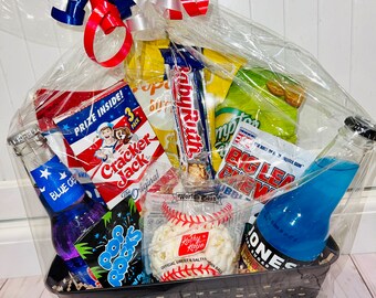 Baseball Gift Basket - Etsy