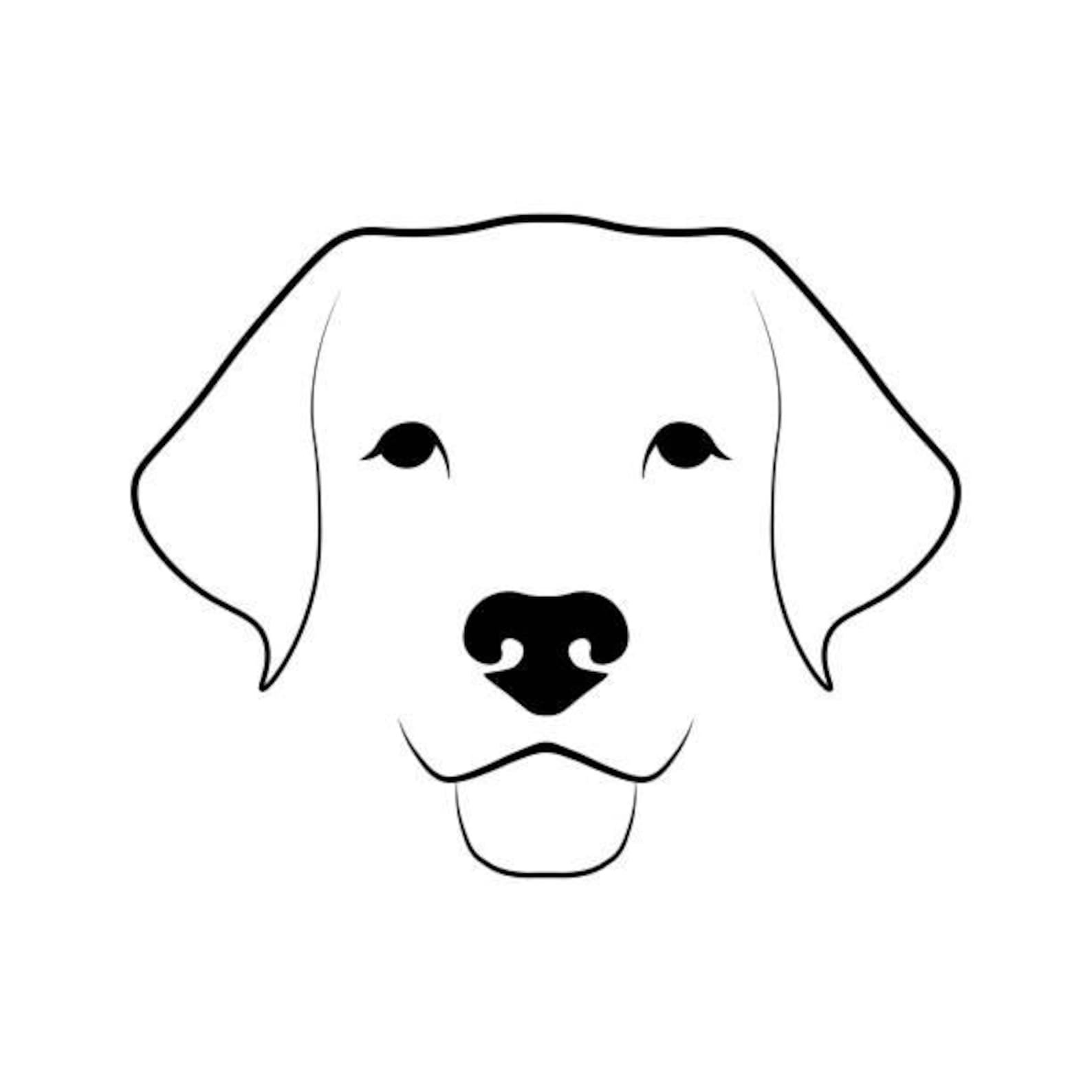 File Bundle: Labrador Face Png, Svg, Jpg, and Cross Stitch Pattern Pdf ...