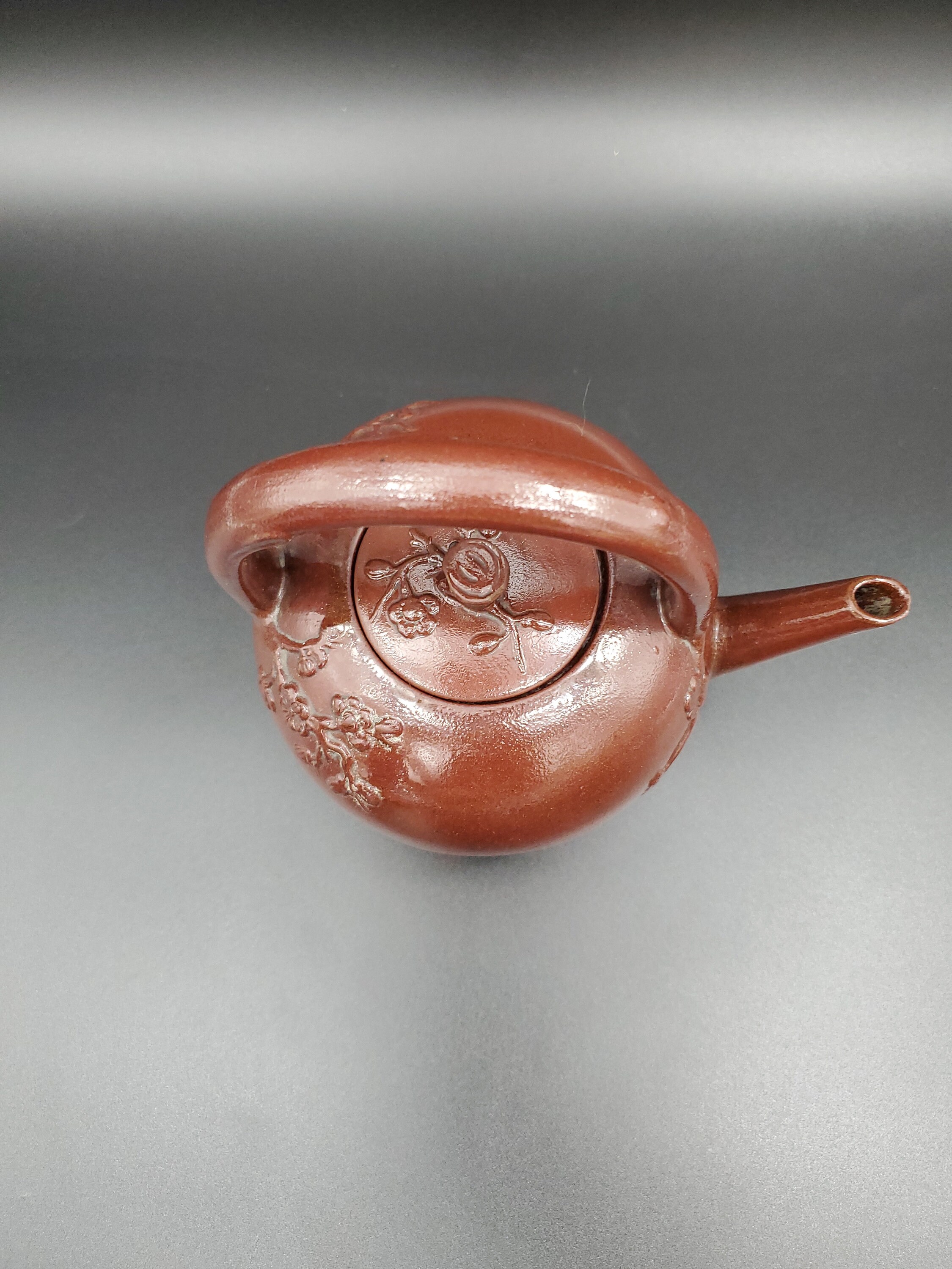 Antique Victorian Minton Brown Cherry Blossom Teapot All Date & Pattern ...