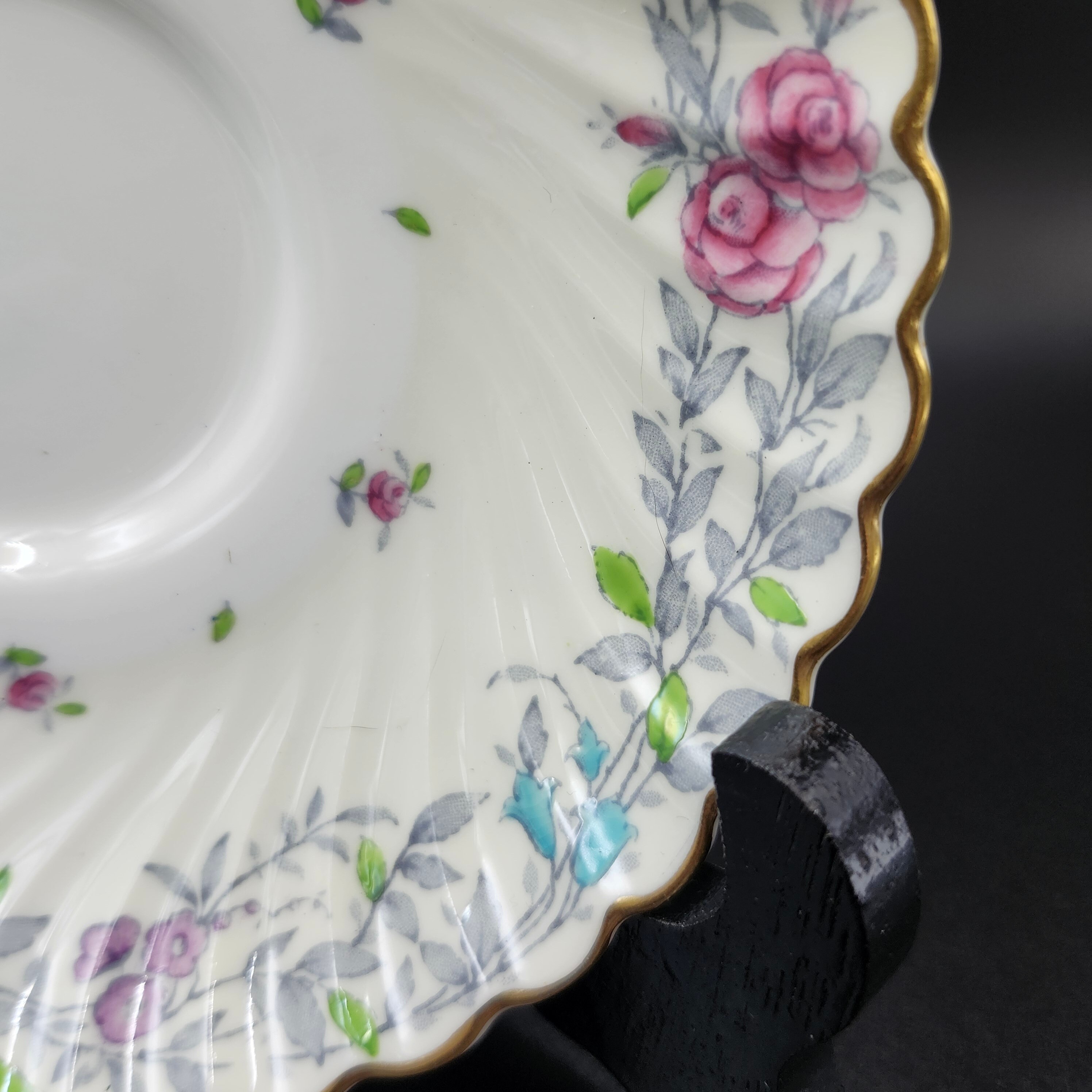 Minton Printemps Flat Tea Cup & Saucer Set England #5370 C.1939-1969 ...