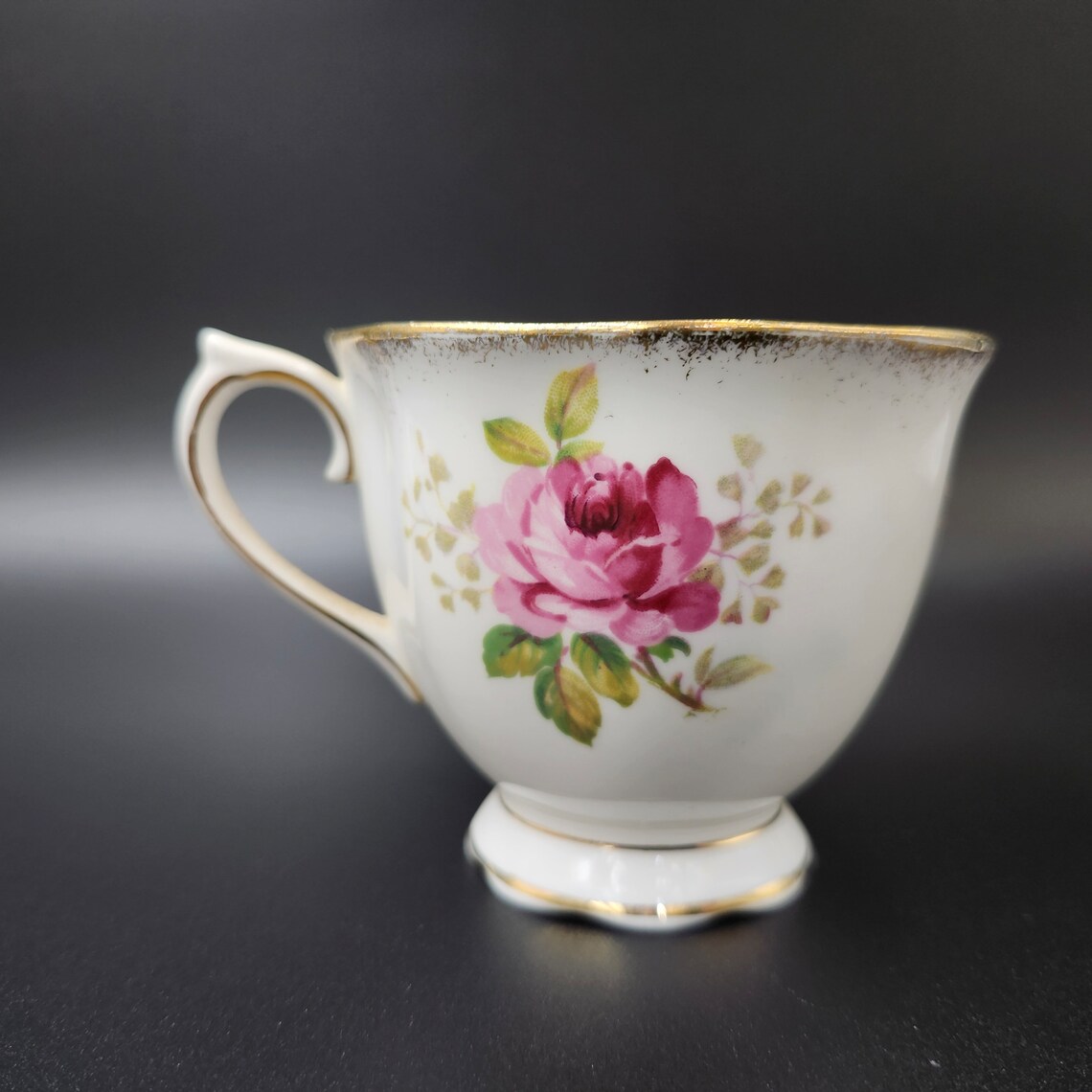 Royal Albert "american Beauty" Hampton Tea Cup & Saucer Large Pink ...