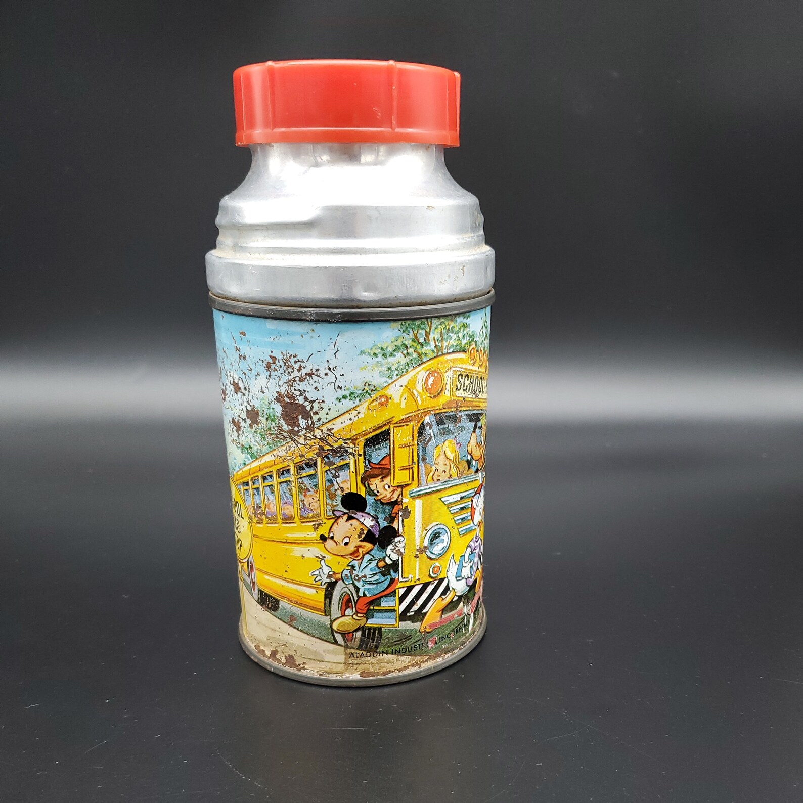 Rare Aladdin Industries Mickey Mouse Metal Half Pint Disney Mickey ...
