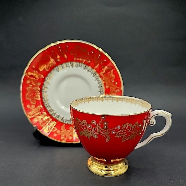 Red Tea Cups - Etsy