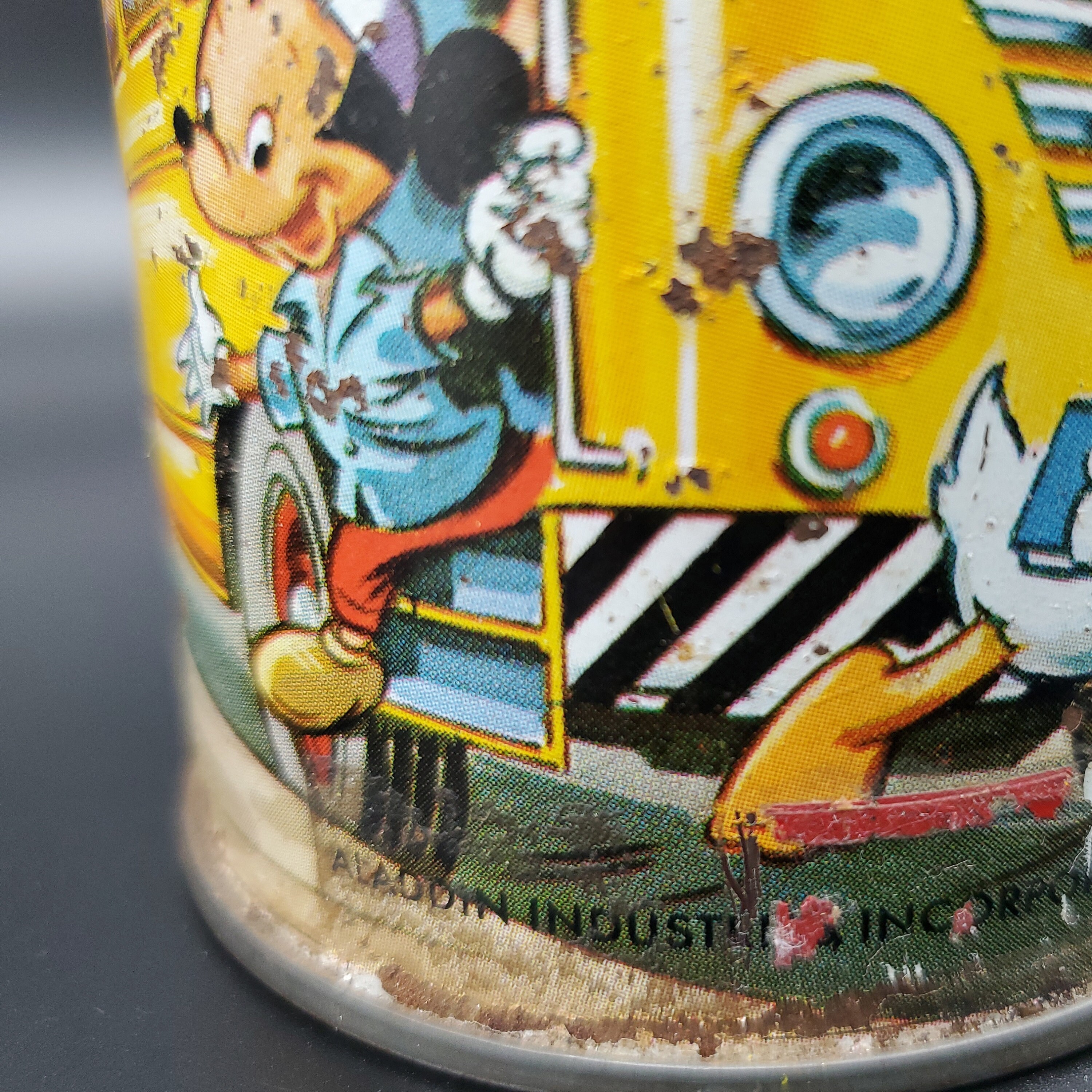 Rare Aladdin Industries Mickey Mouse Metal Half Pint Disney Mickey ...