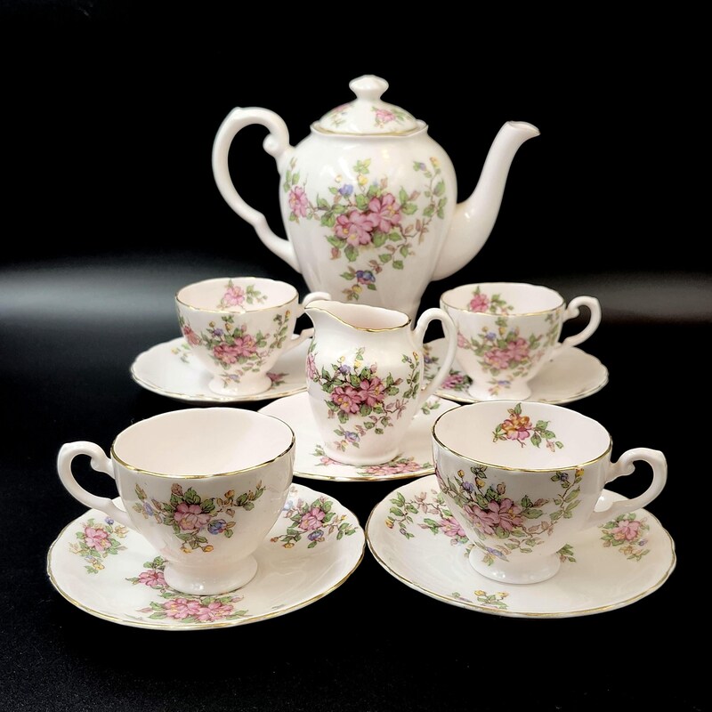 Bone China Tea Set - Etsy