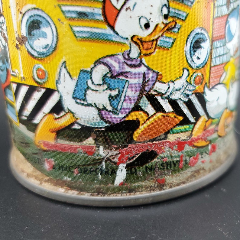 Rare Aladdin Industries Mickey Mouse Metal Half Pint Disney Mickey ...
