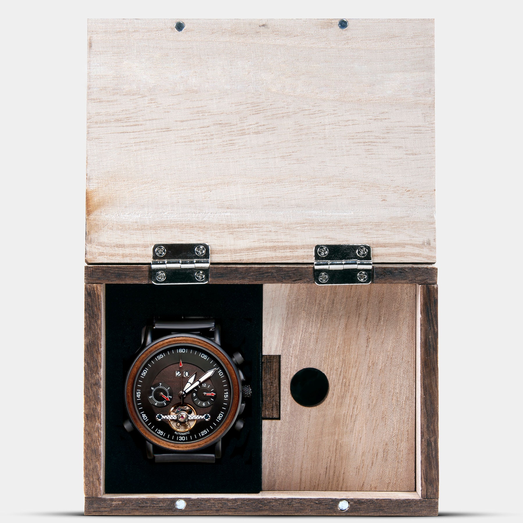 Wood Watches for Men, Mens Wooden Watch Handmade Automatic, Mechanical ...