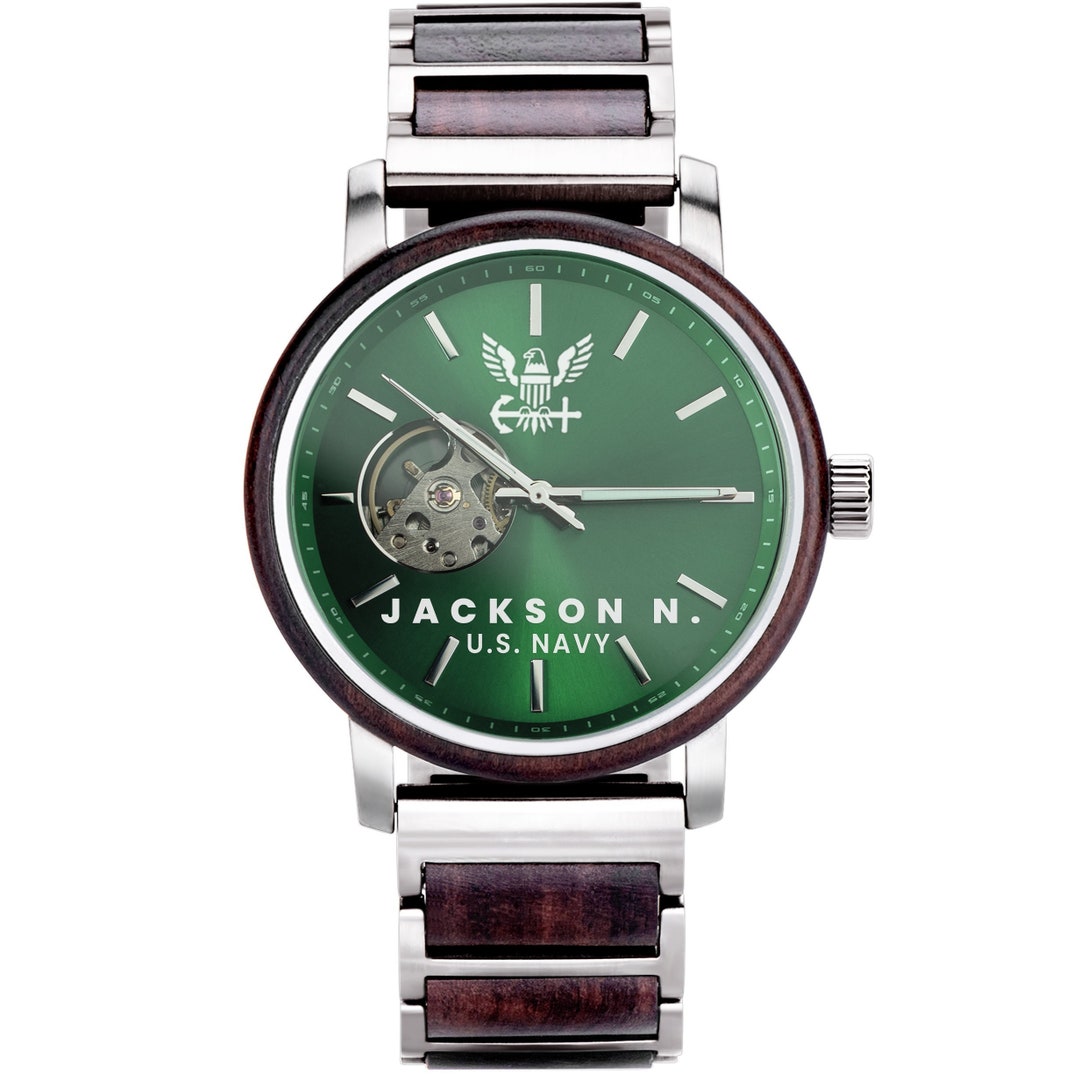 US Navy Gift, Engraved Navy Watch, United Sates Navy Gift, Personalized ...