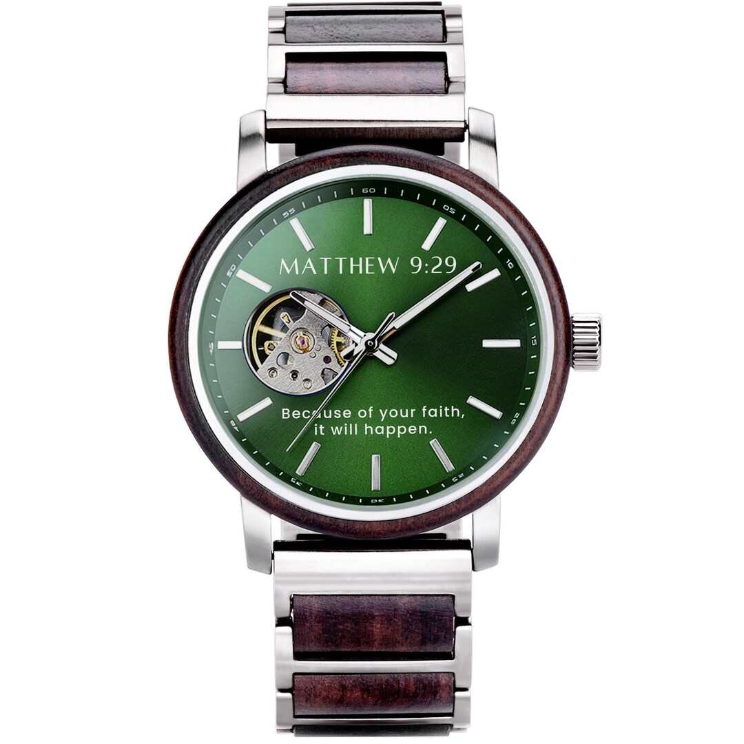 Personalized Bible Verse Watch Custom Engraved Scripture Watch Bible ...