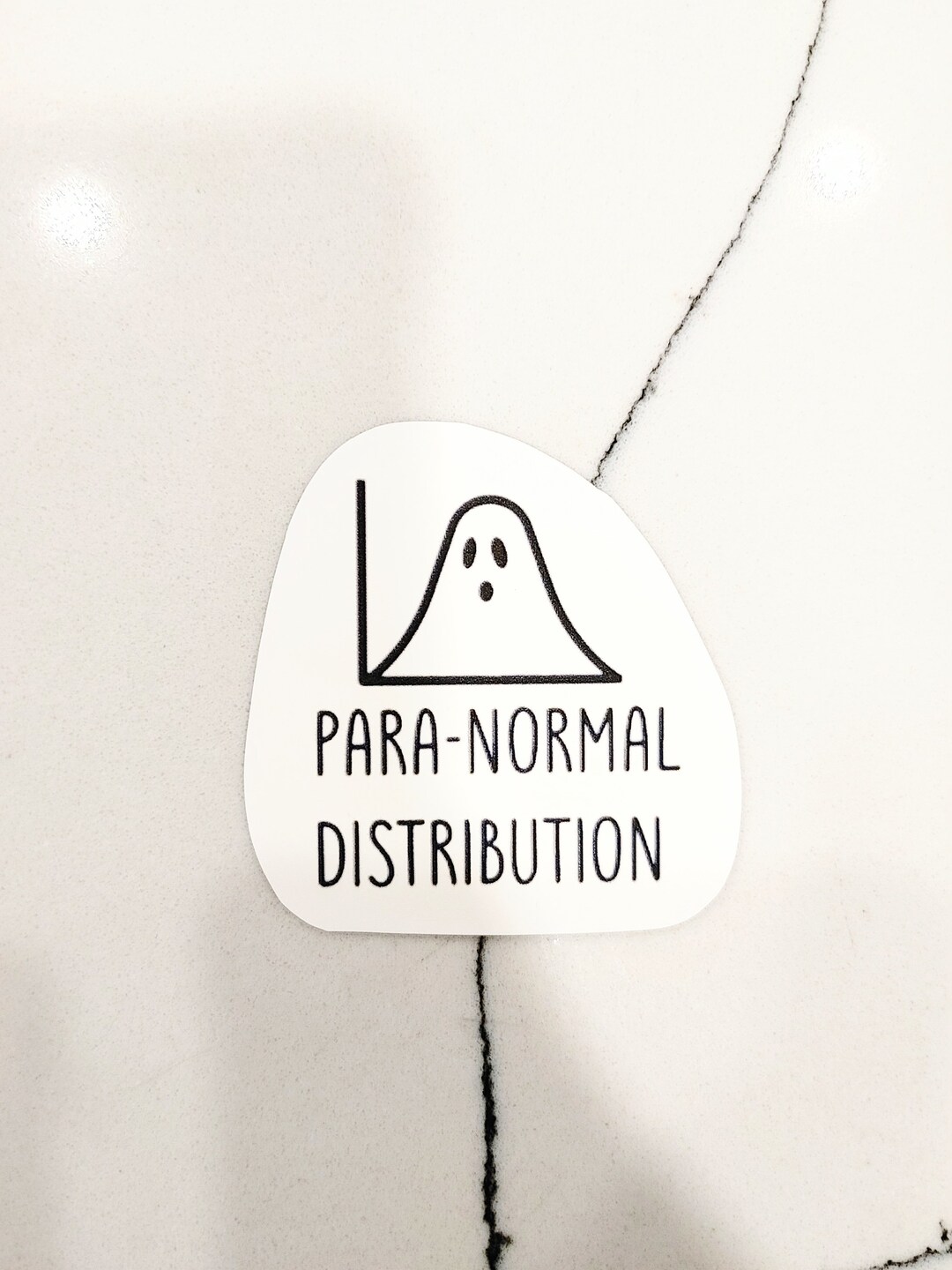 Paranormal Distribution Sticker Math Pun Sticker Sticker - Etsy