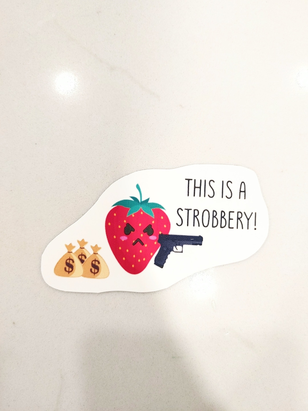 This is a Strobbery Sticker, Sticker, Food Pun Sticker, Sticker Pack ...