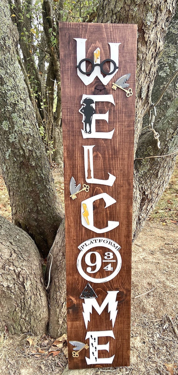 Wizard Leaner Doorway Decoration Entryway Decor Welcome Sign - Etsy