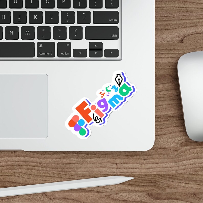 Figma Sticker for Laptop and MacBook Super Gloss Photoshop Sticker ...
