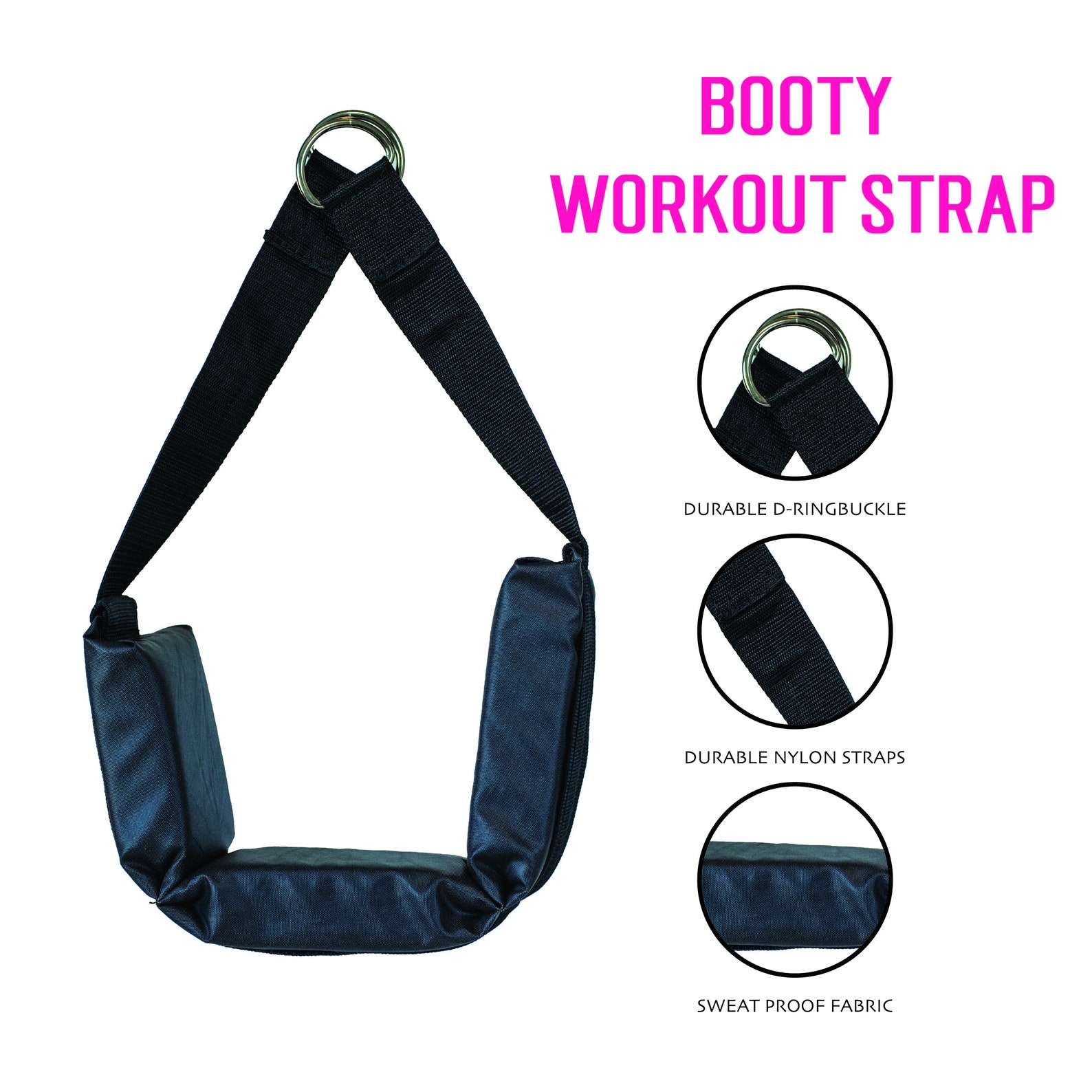 The Bootystrap is the First Ever Glute Isolation Cable Attachment. This ...