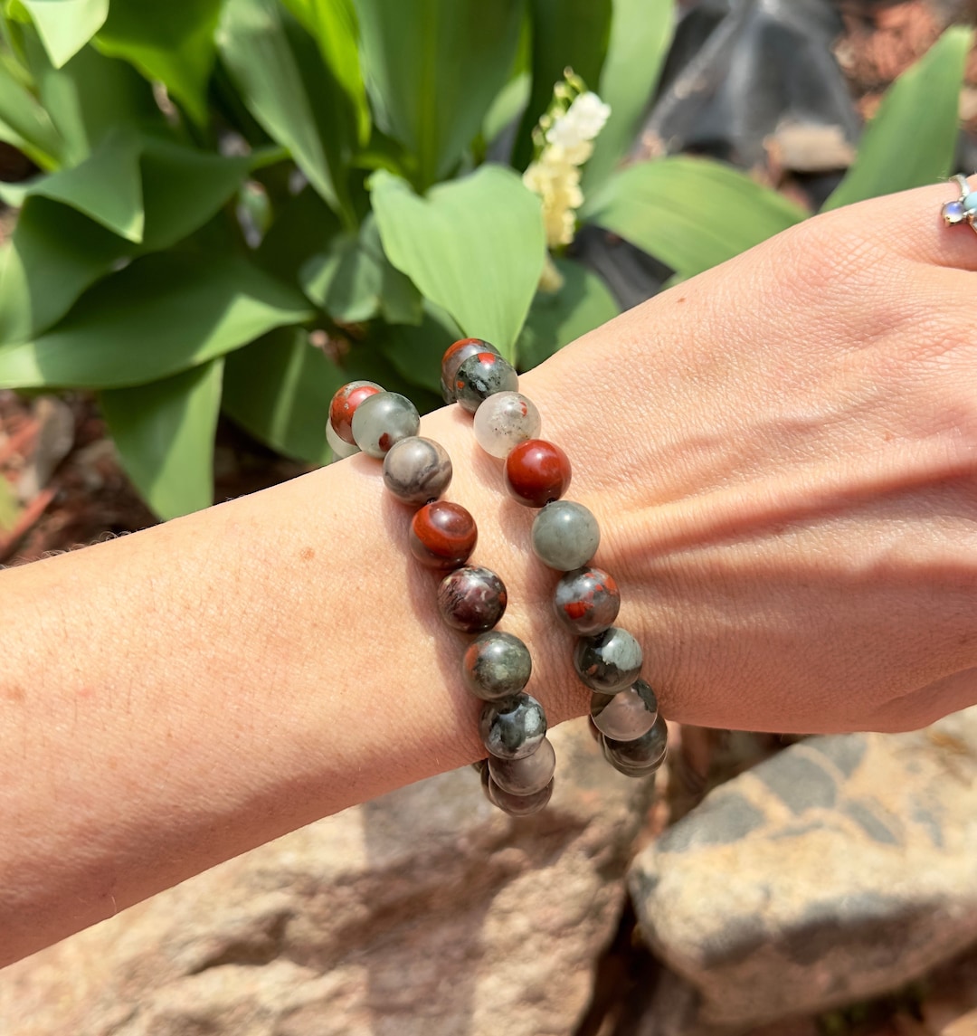 Bloodstone Bracelet - Choose Size - One (1) High Quality Beautiful ...