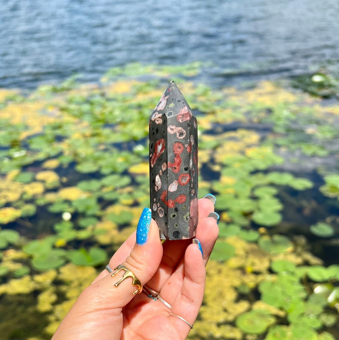 Plum Blossom Jasper Tower - Crystal Point - High Quality and Ethically ...