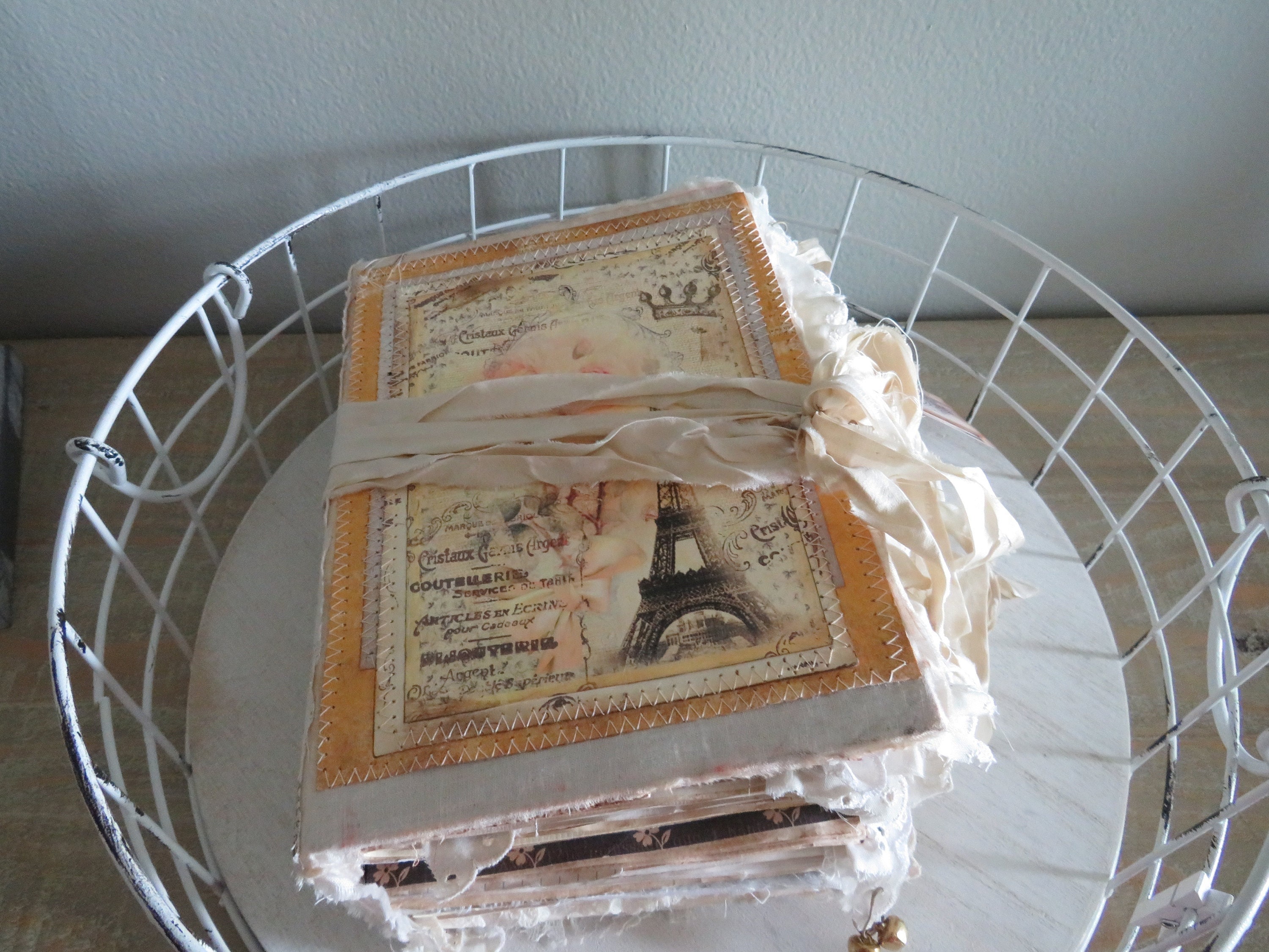 Hard Cover Junk Journal With Hidden Spine Writing Journal and Keepsake ...