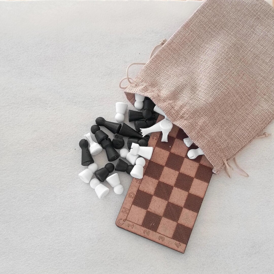 Pocket Chess Set Chess Kit School Travel Everyday Best Gift Chess Game ...