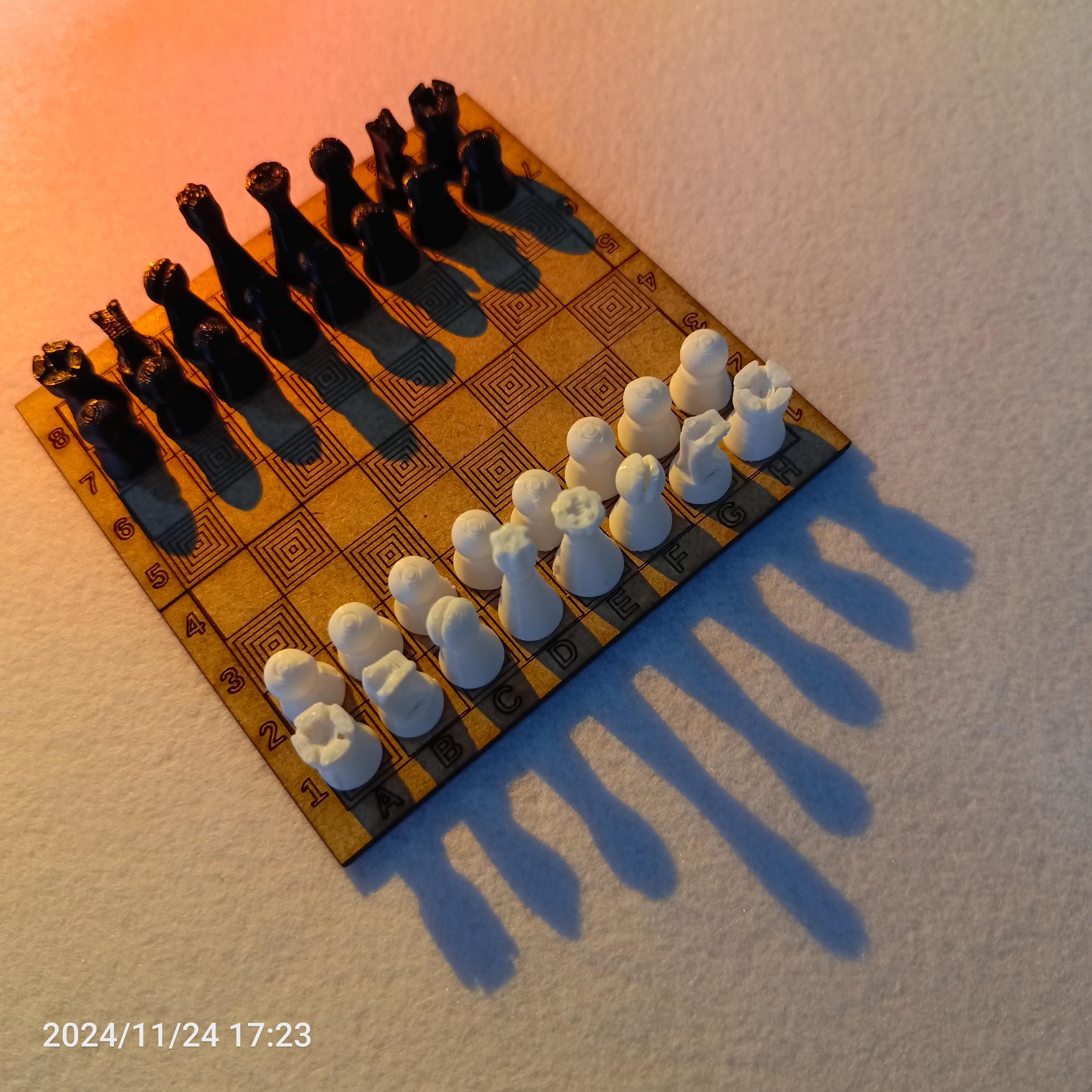 Pocket Chess, Mini Chess Set, Small Gift Chess Set, Chess for Travel ...
