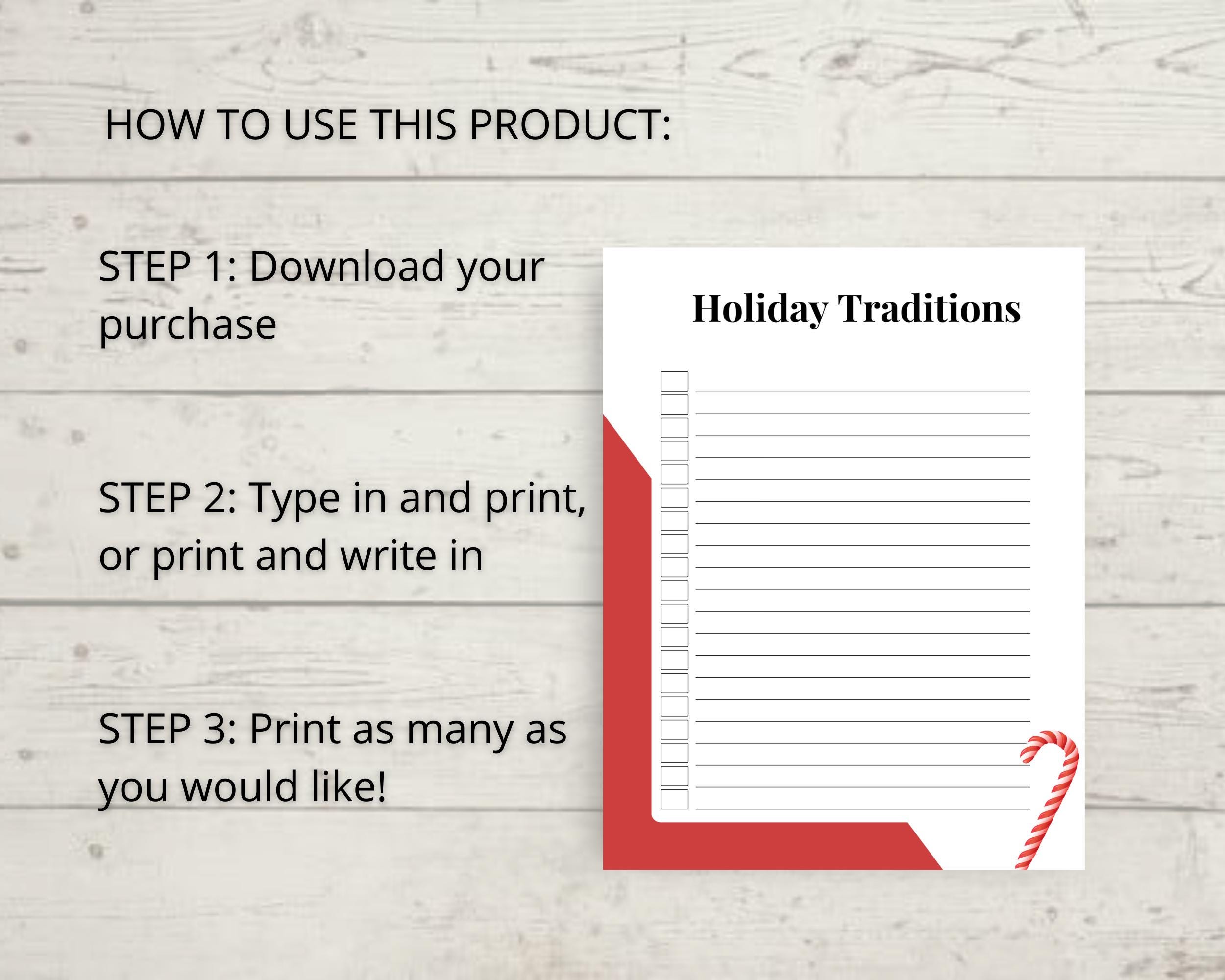 Christmas Planner Printable, Holiday Event Schedule (digital Download ...