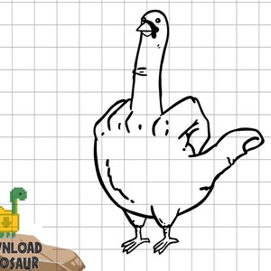 Flipping the Bird SVG, Thanksgiving Clipart, Happy Turkey Day ...