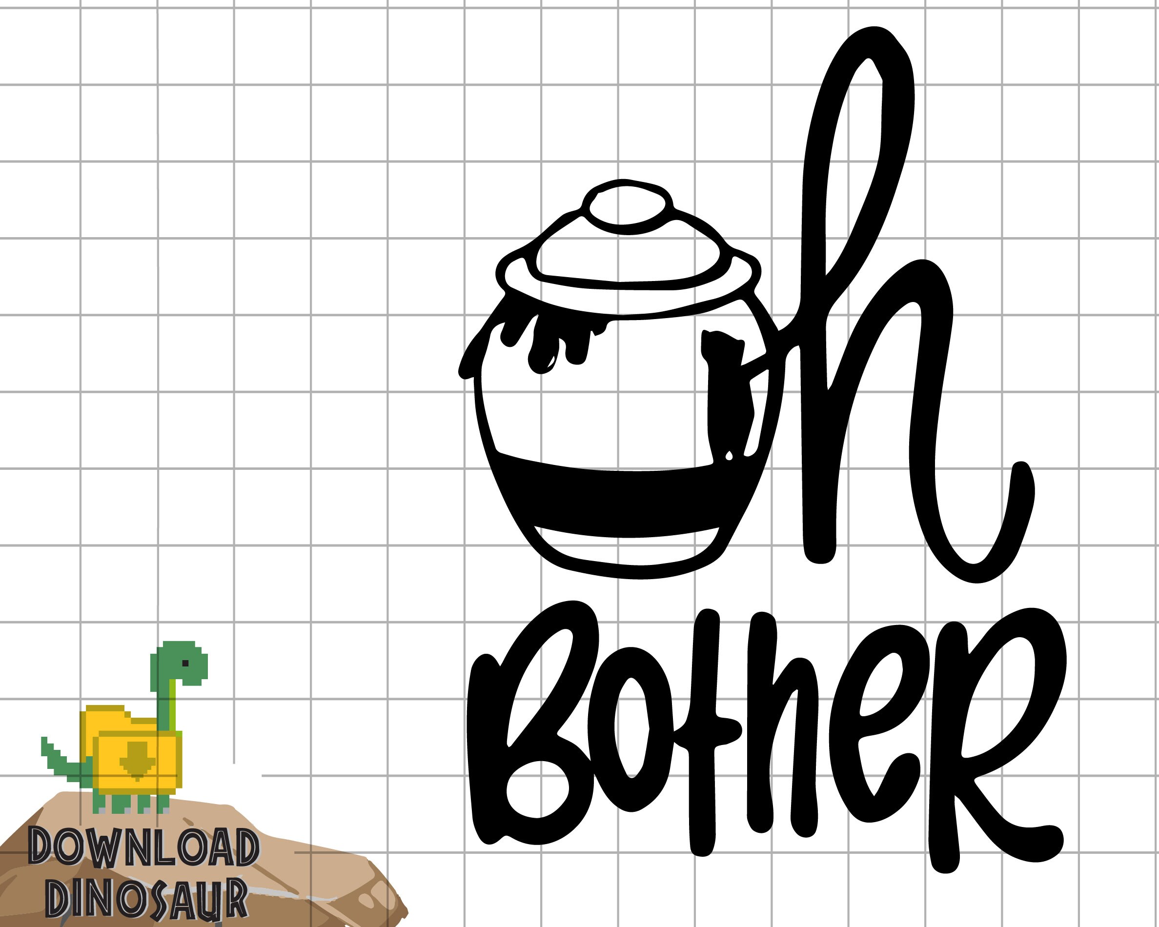 Oh Bother, Winnie the Pooh SVG, Pooh Bear Prints, Winnie the Pooh ...