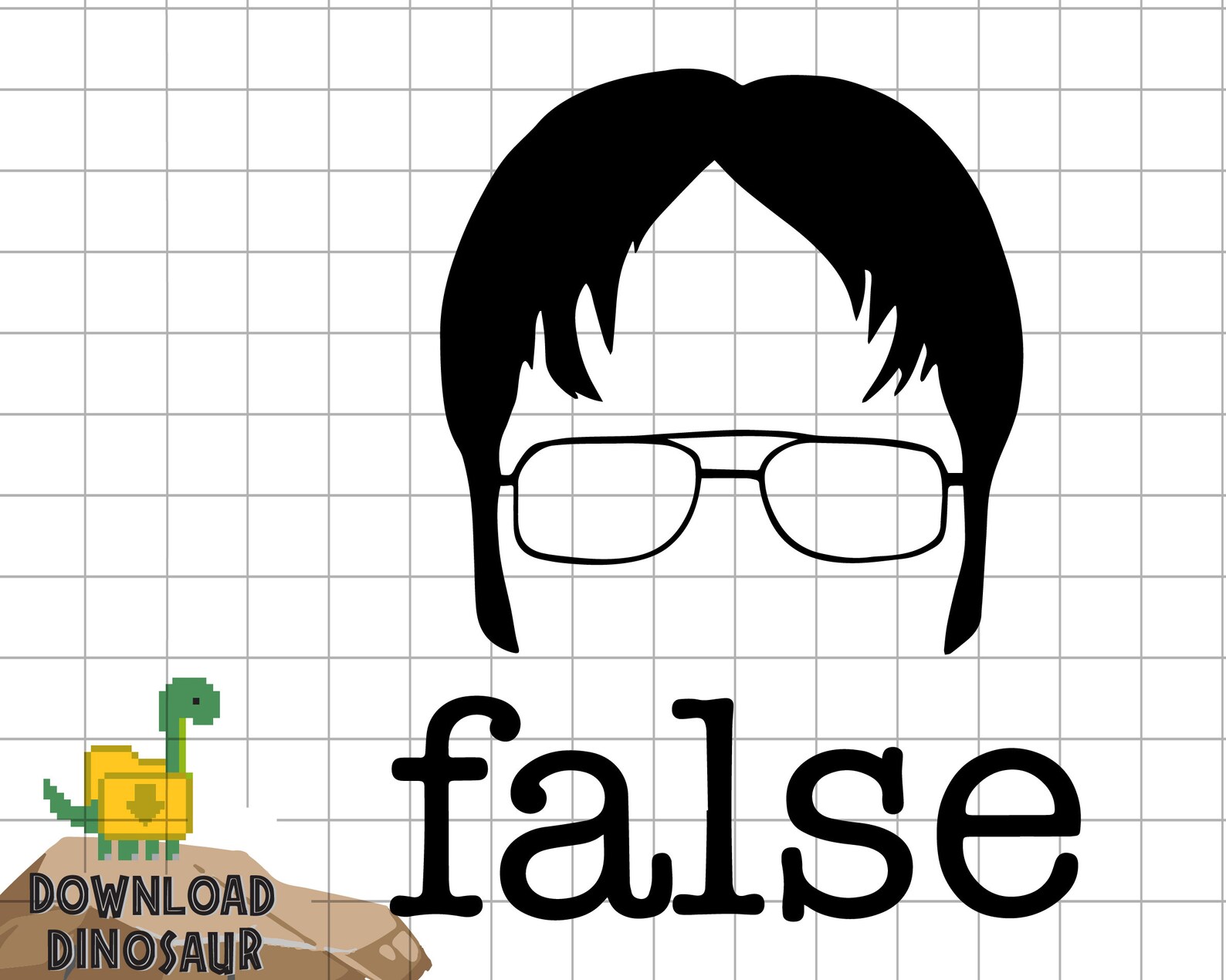 Dwight SVG, Dwight Schrute False Svg, the Office Merch, Schrute Farms ...