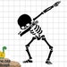 Skeleton Dab, Skeleton Clipart, Funny Halloween Shirt, Spooky Clipart ...