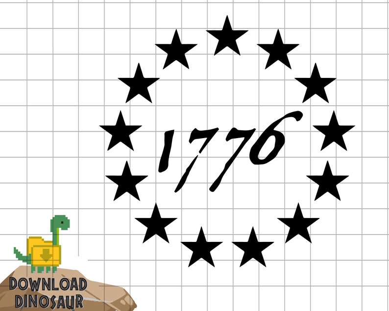 1776 SVG, Fourth of July Decorations, Fourth of July PNG, Declaration ...