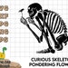 Skeleton Clipart, Stay Curious, Funny Halloween SVG, Funny Halloween ...