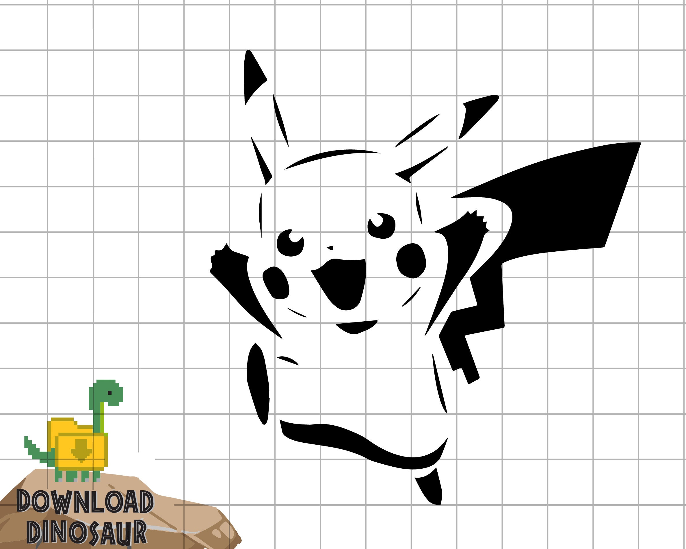 Pikachu Sticker, Pickachu SVG, Pokemon Gifts, Pokemon Figures, Pokemon ...