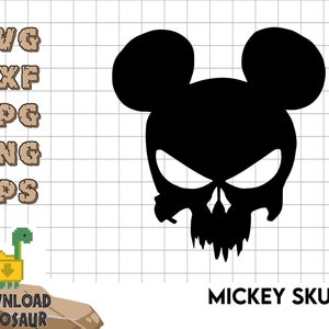 Mickey Halloween SVG, Cute Halloween Stickers, Halloween Clipart SVG ...
