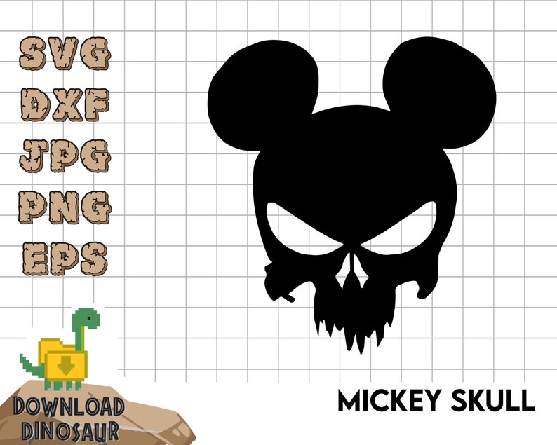 Mickey Halloween SVG, Cute Halloween Stickers, Halloween Clipart SVG ...