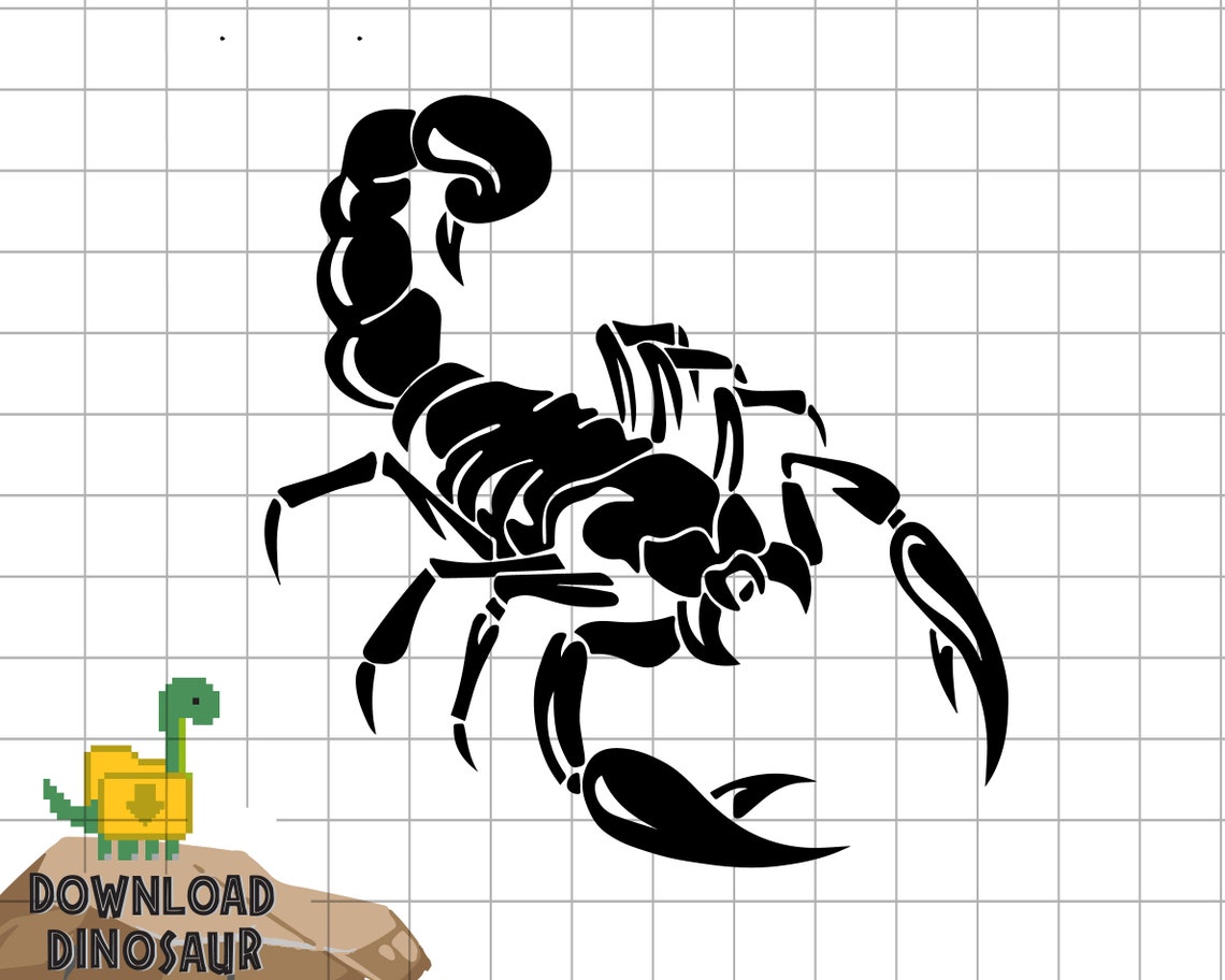 Scorpion SVG, Scorpion Clipart for Crafts, Scorpion Tattoo Design SVG ...