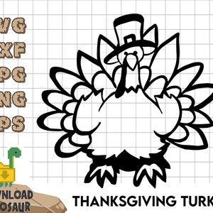 Thanksgiving Clipart, Thanksgiving Turkey Decor, Thanksgiving Shirt SVG ...