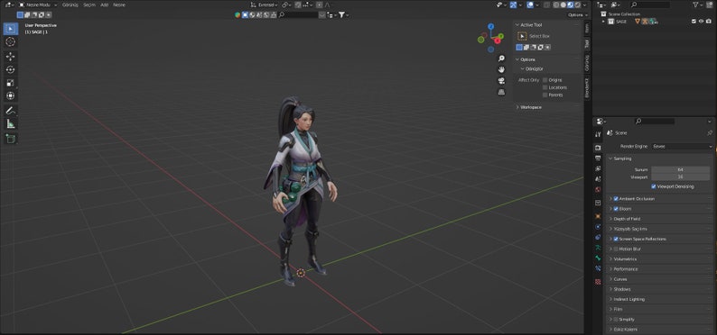 Valorant Sage 3D Model Sage 3D Model Sage Blender 3D - Etsy UK