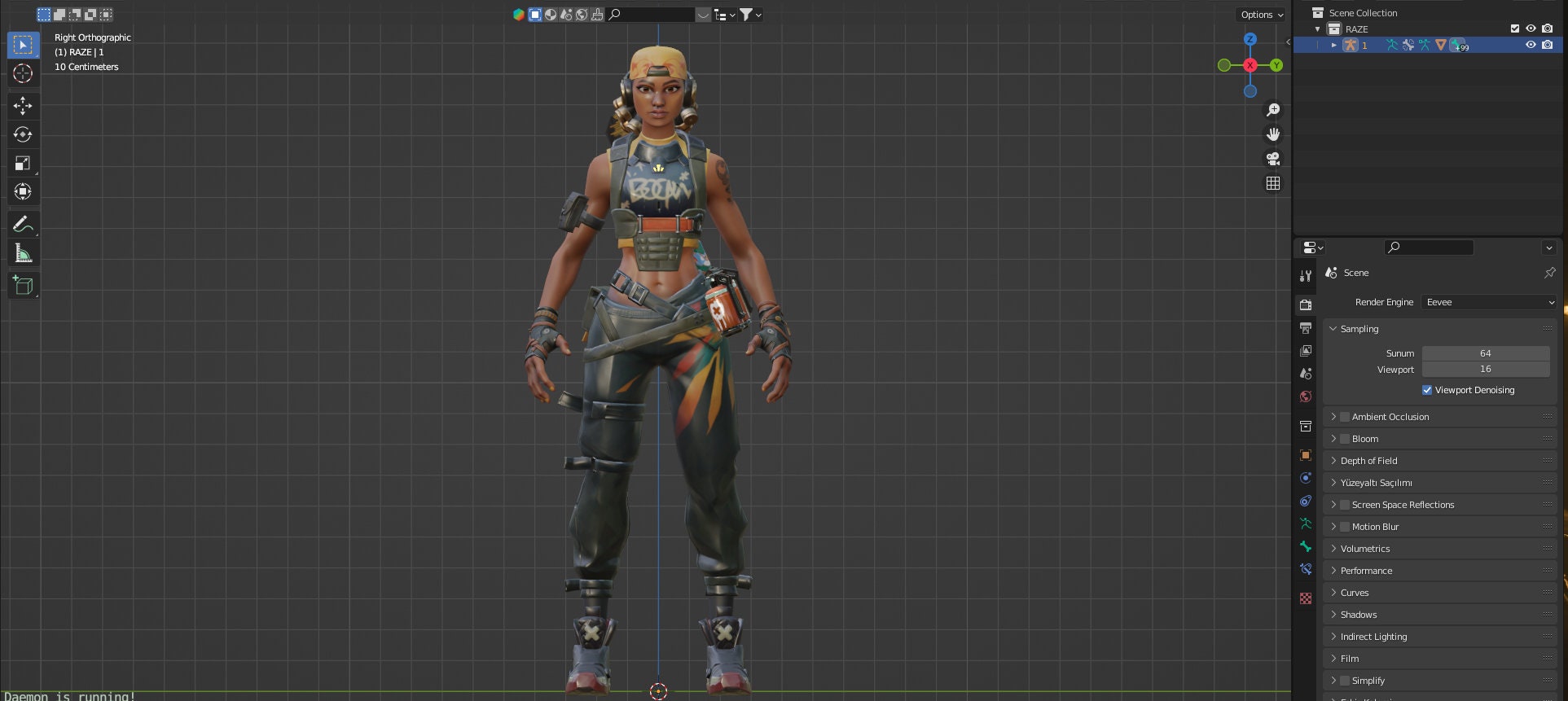 Valorant Raze 3D Model Raze 3D Model Raze Blender 3D - Etsy Ireland