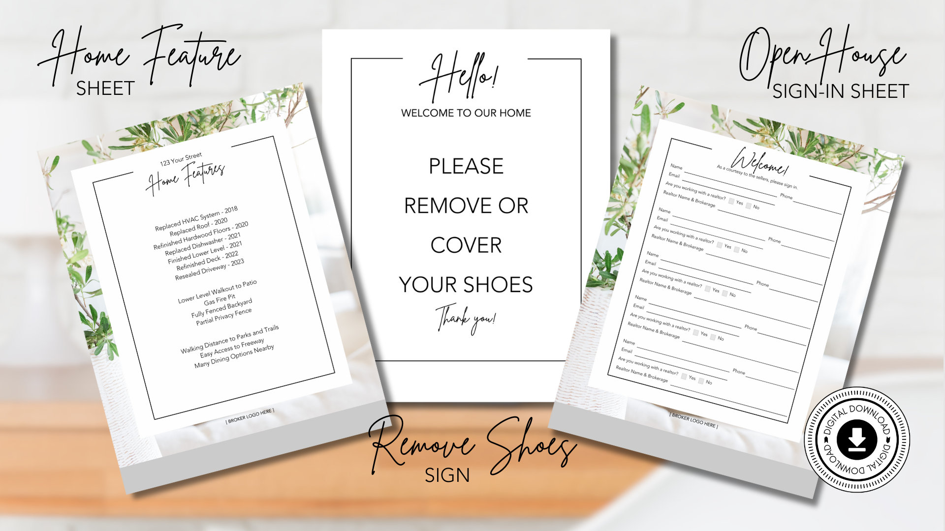 Open House + Just Listed Marketing Package - Etsy